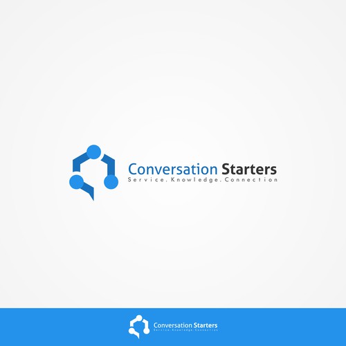 Logo for a private club that teaches kids the art of conversation ...