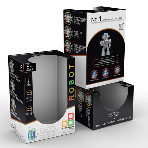 Create fun, futuristic packaging for RC Robot for Kids 5-10yr | Product ...