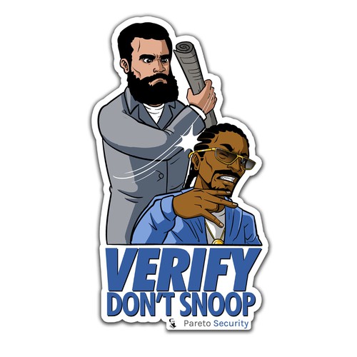 Designs | Sarcastic sticker for Pareto Security | Sticker contest