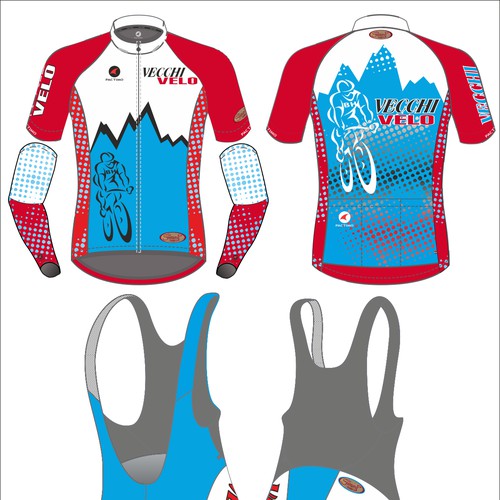 Design a cycling kit for Vecchi Velo, riders that love the BIG climbs ...