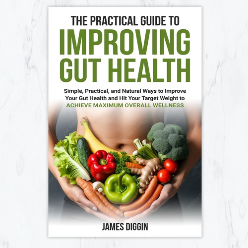 Designs | Design a cover to get people pumped about gut health | Book ...