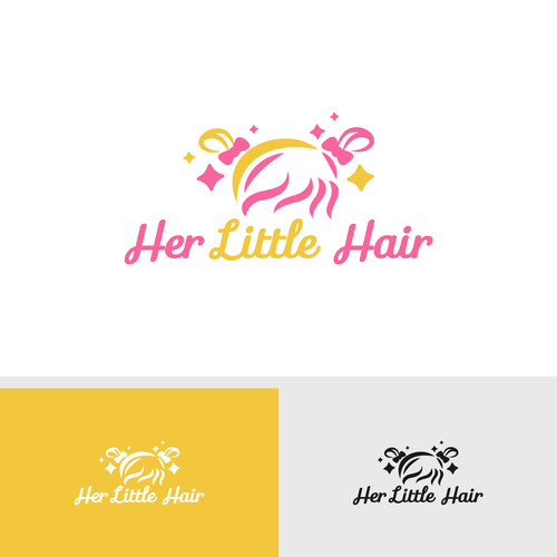 Designs | A fun and feminine logo for young girls hair accessory brand ...