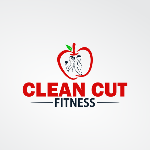 A cool and powerful logo to get Clean Cut Fitness noticed! | Logo ...