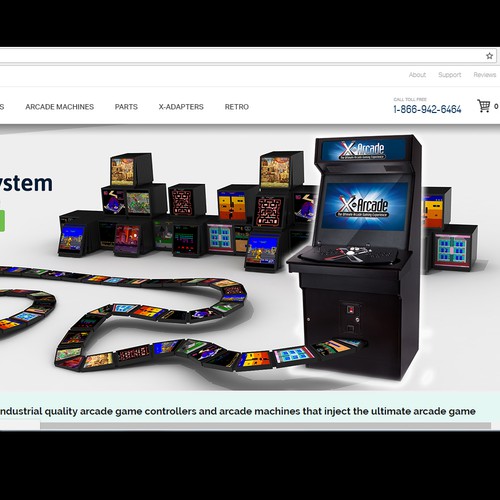 Illustration For Classic Arcade Machine With Game Screenshots ...