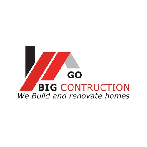 Logo for construction company in Toronto- Go Big Construction. | Logo ...
