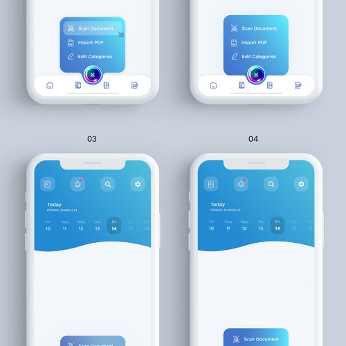 Designs | Modern and minimalistic app design for a personal life ...