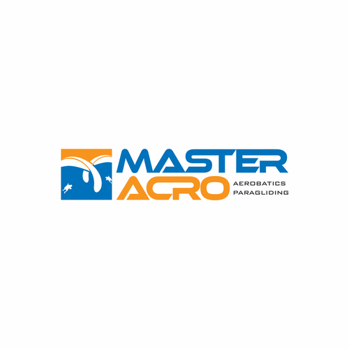 MASTER ACRO - logo for tutorial aerobatics paragliding project | Logo ...