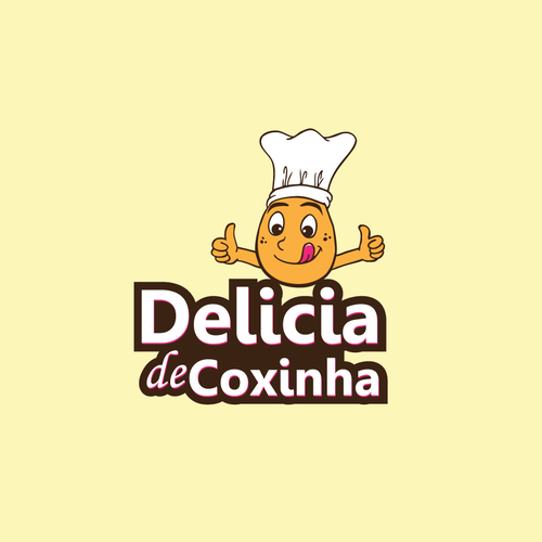 Logo Design Delicia de Coxinha | Logo design contest
