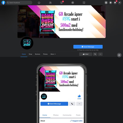 Designs | Design our Arcade Facebook Cover | Facebook cover contest