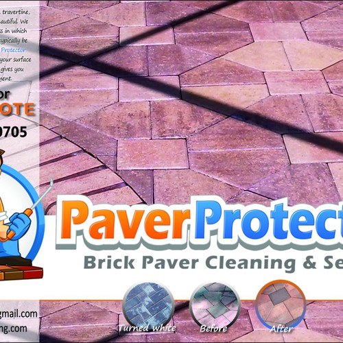 Half Page Ad for Paver Protectors | Other business or advertising contest