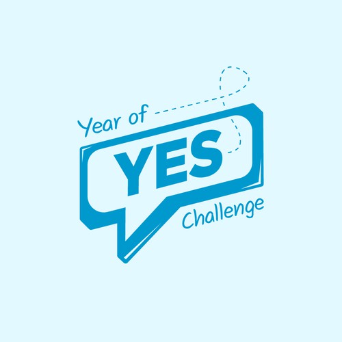 Custom logo for the 365 day "Year of Yes Challenge"! | Logo design contest