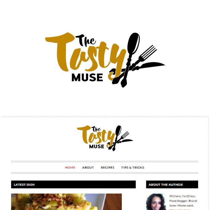 Create a brand logo for The Tasty Muse food blog | Logo design contest