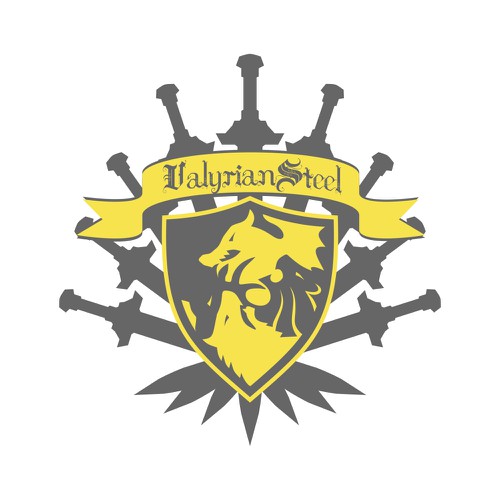 Logo for Valyrian Steel, Swords from Game of Thrones | Logo design contest