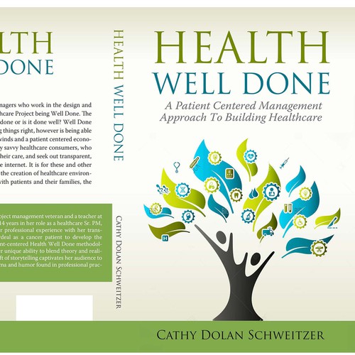 Create an inspirational book cover to humanize healthcare for Health ...
