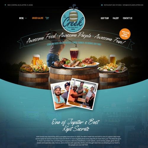 Designs | ***GUARANTEED PRIZE*** - Website Design for Restaurant ...