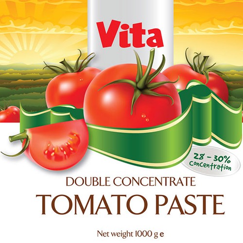 product packaging for Tomato Paste Design | Product packaging contest