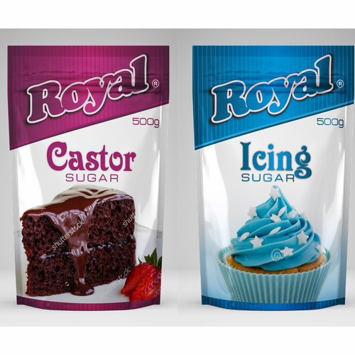 ROYAL ICING / CASTOR SUGAR | Product label contest