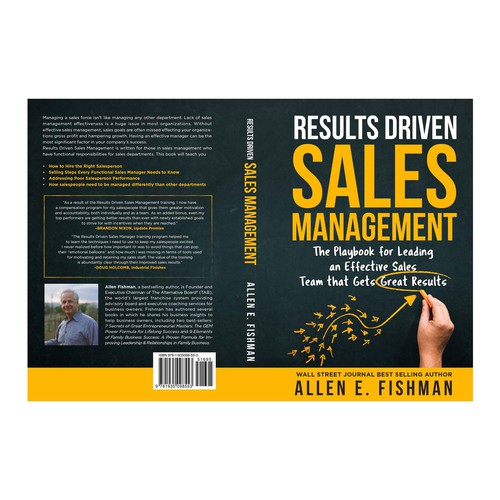 Results Driven Sales Management Book Cover Design | Book cover contest