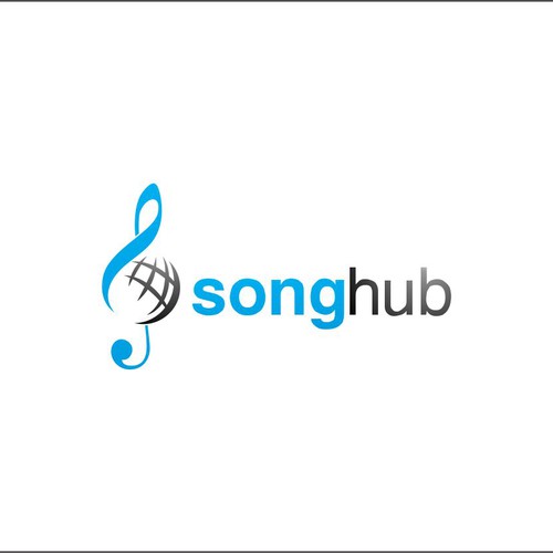 Modern logo for music app and website called SongHub | Logo design contest