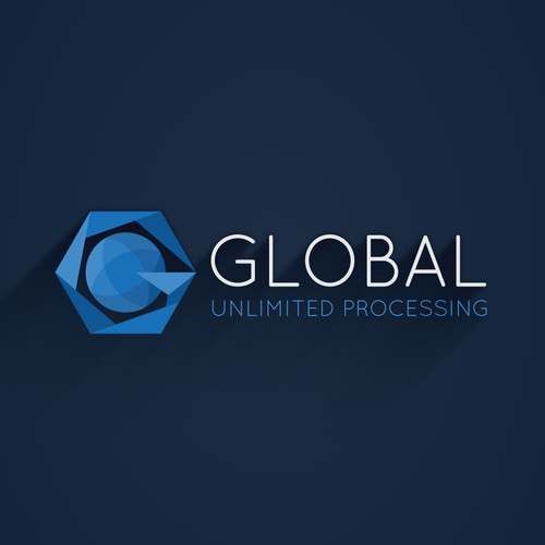 Create a sleek, striking logo for a Global Unlimited Processing, a ...