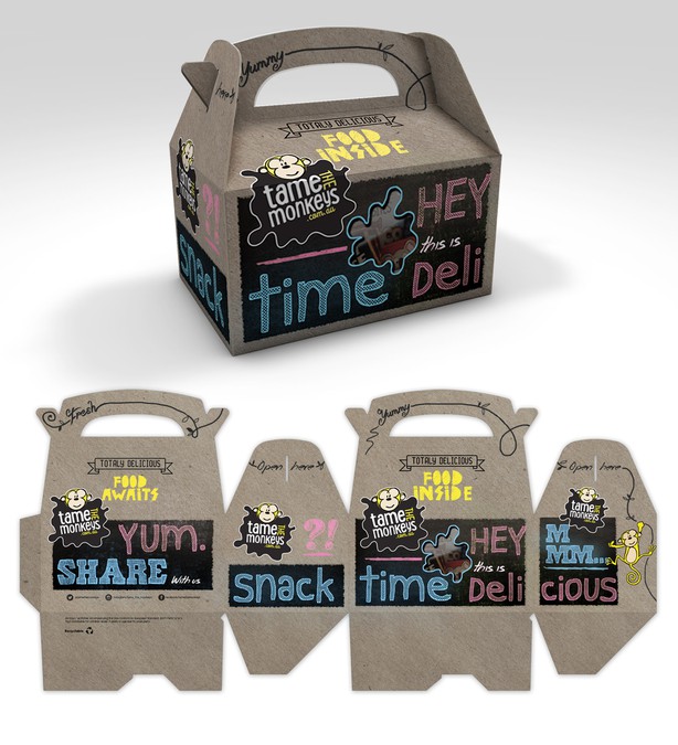 Help us design a funky, urban, cool looking kids snack and lunch pack ...