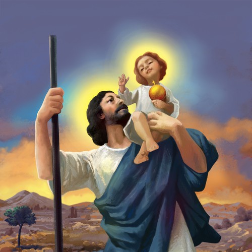 Designs | Create An Inspirational Image of St. Christopher ...