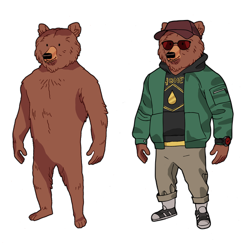 Designs | Design a Bear Avatar that will be used for a Graphic Closet ...
