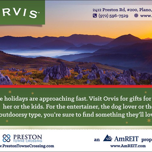 Designs | Create an ad for Orvis | Postcard, flyer or print contest