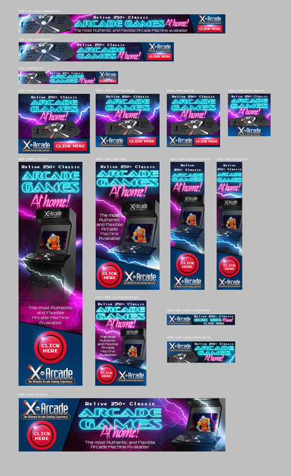 Create Banner Ads For Video Game Company | Banner ad contest