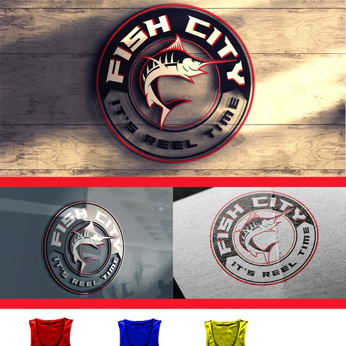 Fish City Logo - It's Reel Time! Sport Fishing Design | Logo design contest