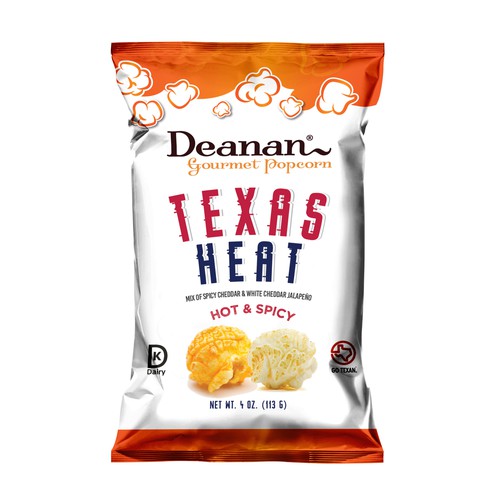 Design a "Popping Package" for our new Popcorn Flavor "Texas Heat ...