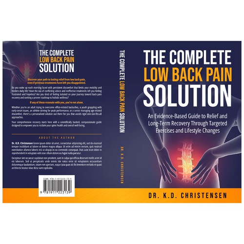 Designs | The Complete Low Back Pain Solution | Book cover contest