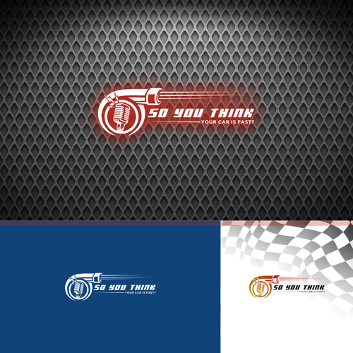Designs | Horsepower and racing podcast logo | Logo design contest