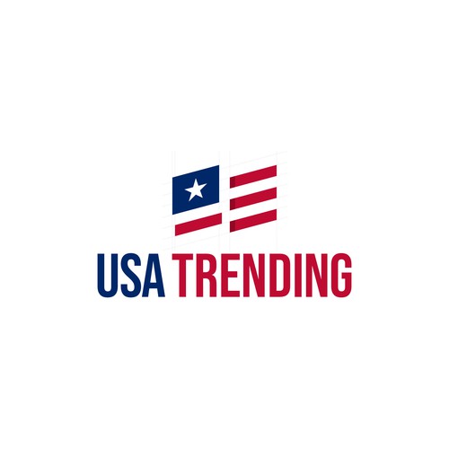 Designs | Logo For USA Trending (News Site) | Logo design contest