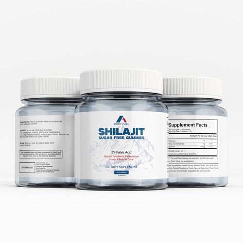 Designs | Design the Fuel of Nature: Shilajit Gummies Label Challenge ...