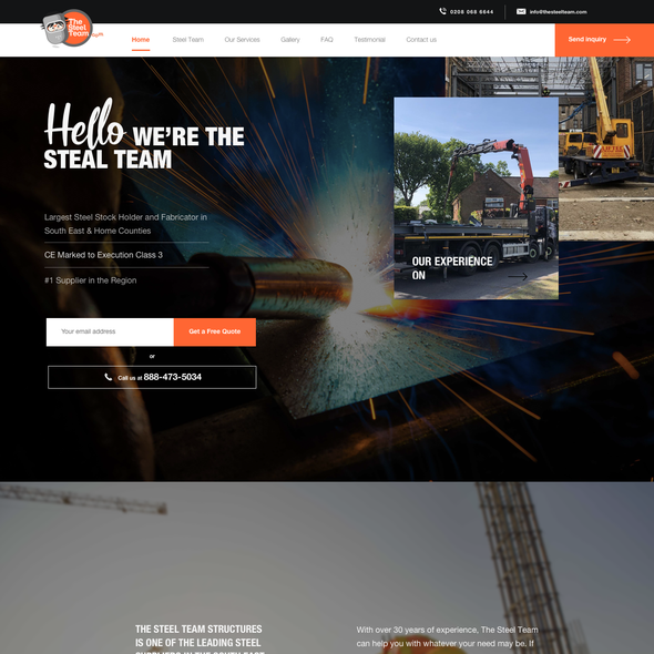 Construction Company websites - 166+ Best Construction Web Design Ideas ...