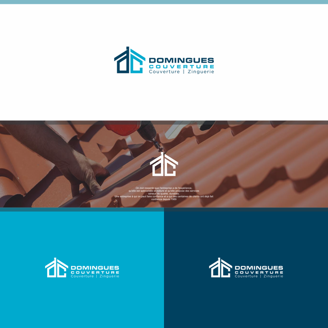 Créer une identité visuelle pour une entreprise de couverture (BTP ...