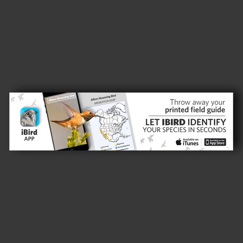 Create 3 winning banner ads for the iBird Guide to Birds app | Banner ...