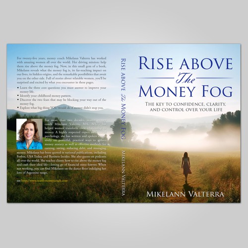 Designs | Rise above the money fog | Book cover contest
