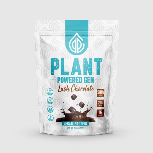 Designs | Vegan protein powder 1kg pouch label / design | Product ...