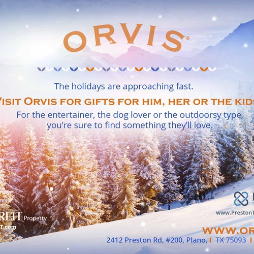 Designs | Create an ad for Orvis | Postcard, flyer or print contest