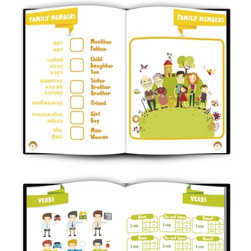 Bi-lingual Children's Picture Dictionary Page Template | Other book or ...