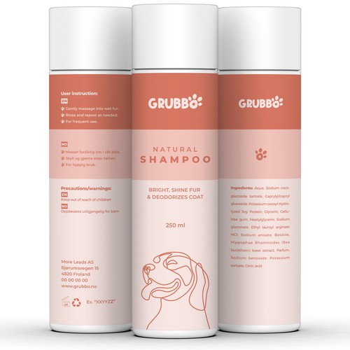 Designs | Design label for dog shampoo | Product label contest
