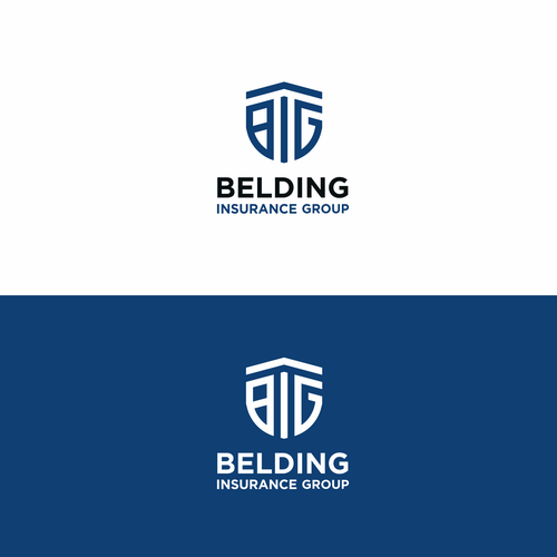 Designs | Simple logo w/ shield and letters "BIG" for insurance group ...