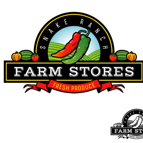 *design our NEW brand logo for* Snake Ranch Farm Stores | Logo design ...