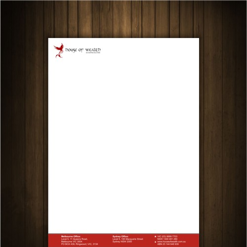Letterhead design | Stationery contest | 99designs