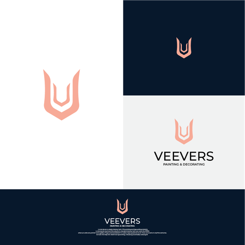 Designs | Veevers Painting and decorating, incorporating VPD into logo ...