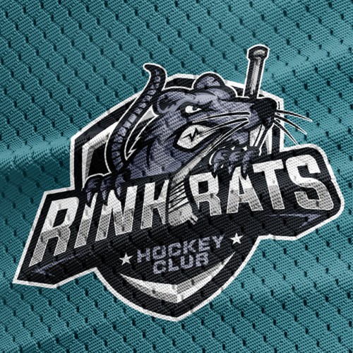 Rink Rats Logo Rink Rat Sticker Set Ice Hockey Sticker Set – For