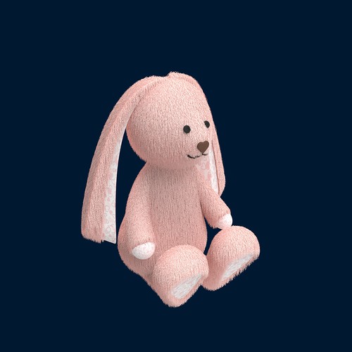 Designs | playful and cozy plushed bunny 3D design | 3D contest