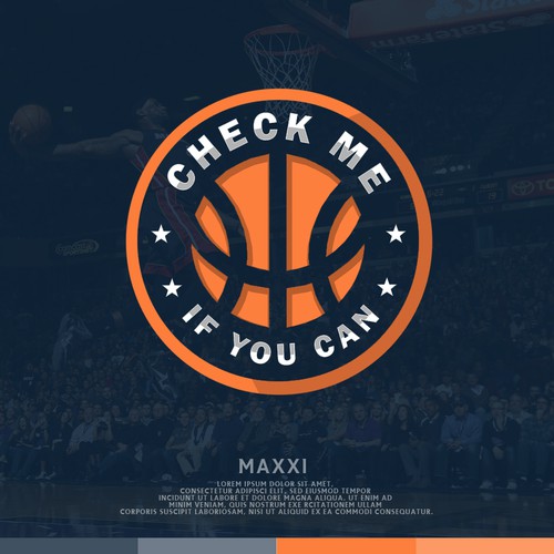 Check me if you can basketball camp logo | Logo design contest